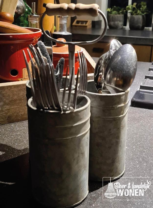Bestekhouder voor op tafel – Stoer en Landelijk Wonen Winkel